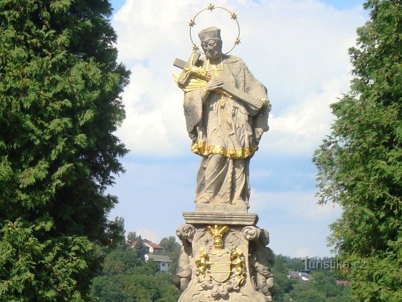 Nové Město nad Metují - socha Sv. Jana Nepomuckého